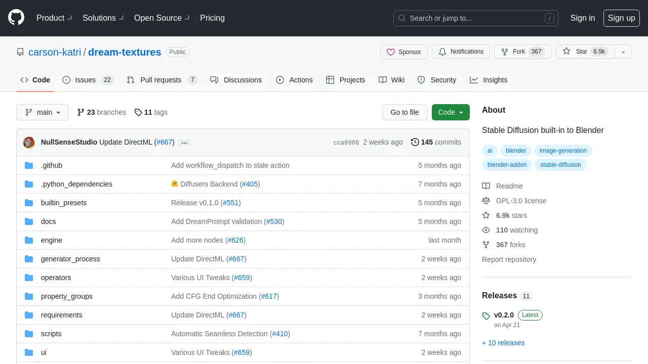 Dream Textures - BestofAI